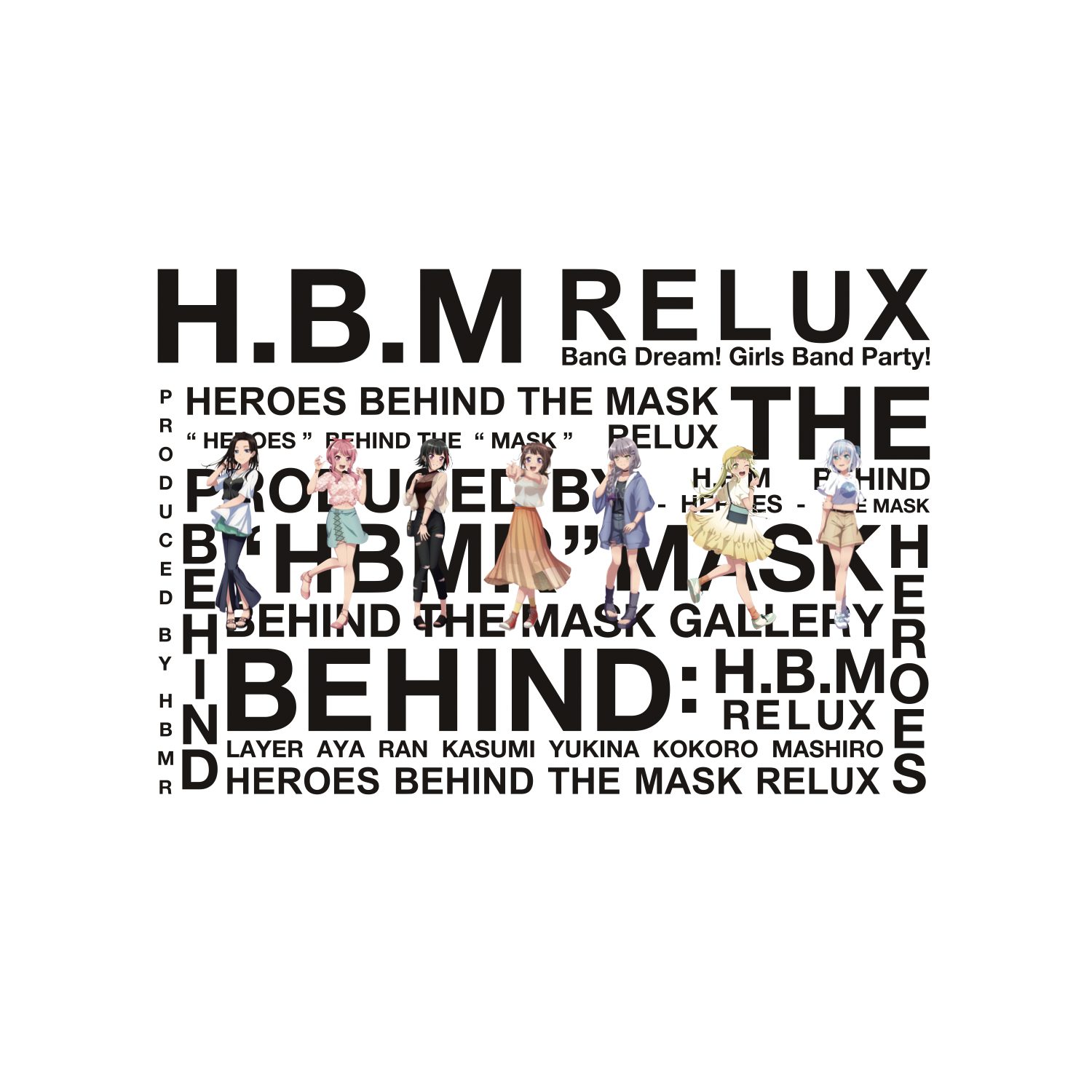 ガルパ HBMR 描き下ろしサコッシュ – H.B.M GALLERY